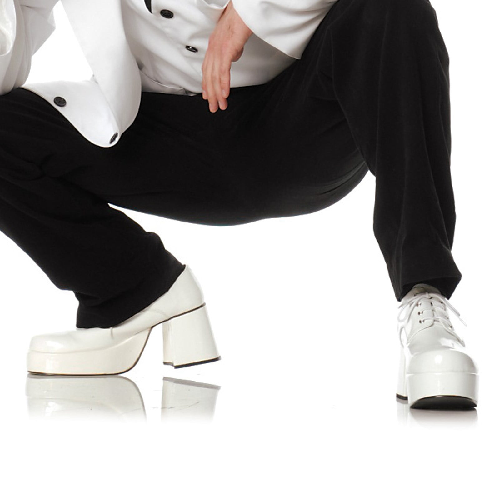 Adult White Platform Shoes - Walmart.com