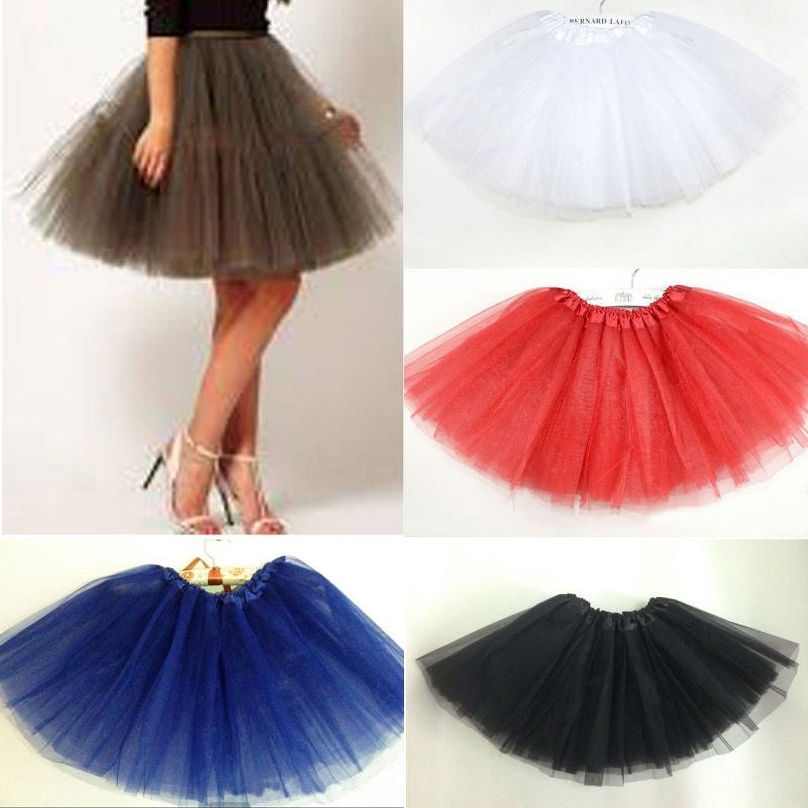 Adult Women Girl Princess Pettiskirt Party Ballet Tutu Skirt Mini Dress ...