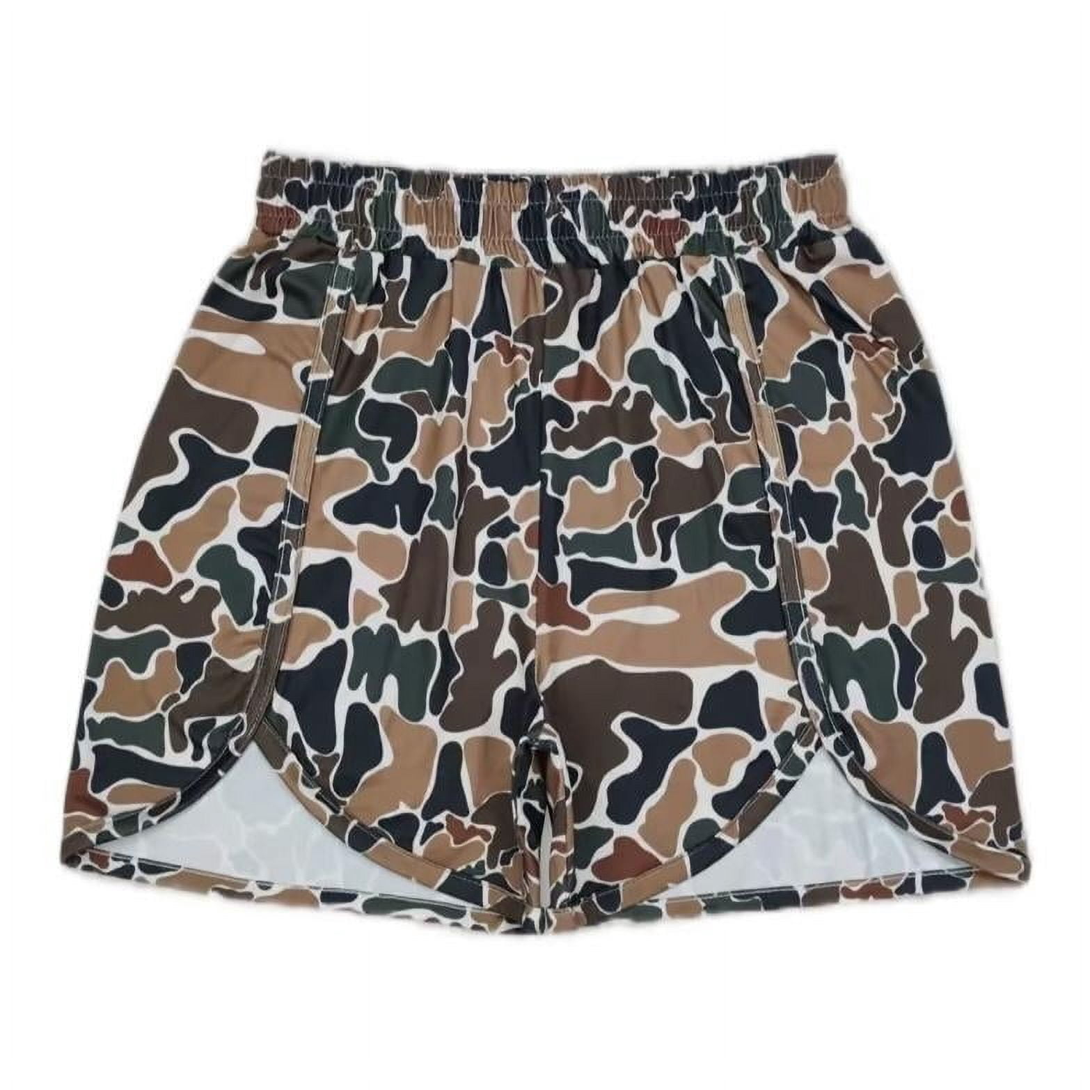 Adult Women Viral Women's Camo Shorts Womenswear Bottom Summer Shorts(M ...