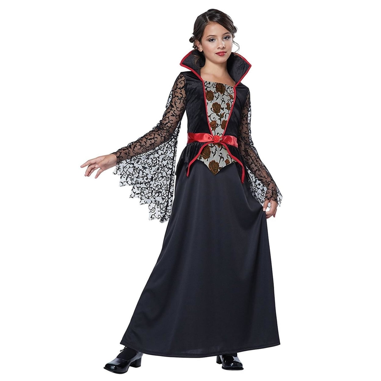 Adult Countess Bloodthorne Girls Vampire Costume Child Size 12 - 14 ...