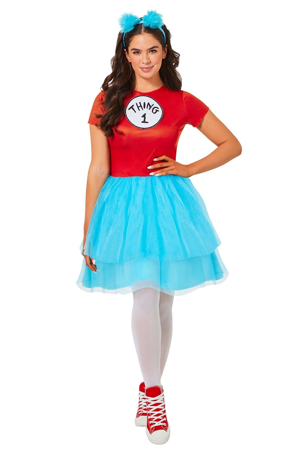InSpirit Designs, LLC Dr Seuss Cat In The Hat Thing Dress Adult Costume ...