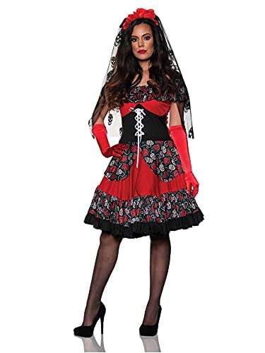 UNDERWRAPS Sugar Skull Princess Costume - Women's Day of the Dead ...