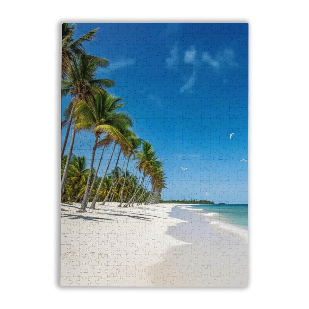 Adult Wooden Educational Puzzle 500 Pieces White Sand Beach in ...