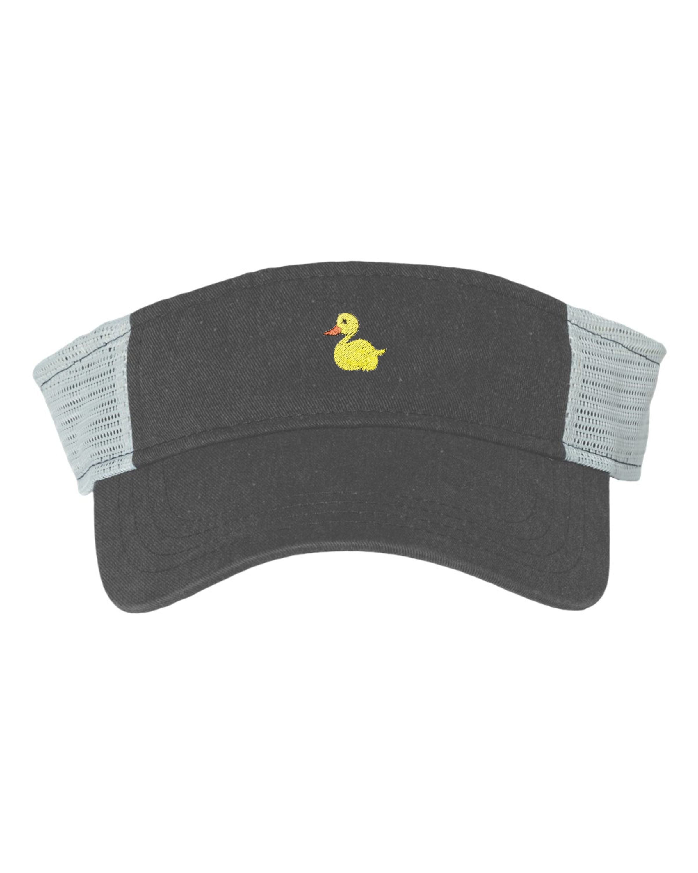 Adult Yellow Duck Embroidered Visor Dad Hat - Walmart.com