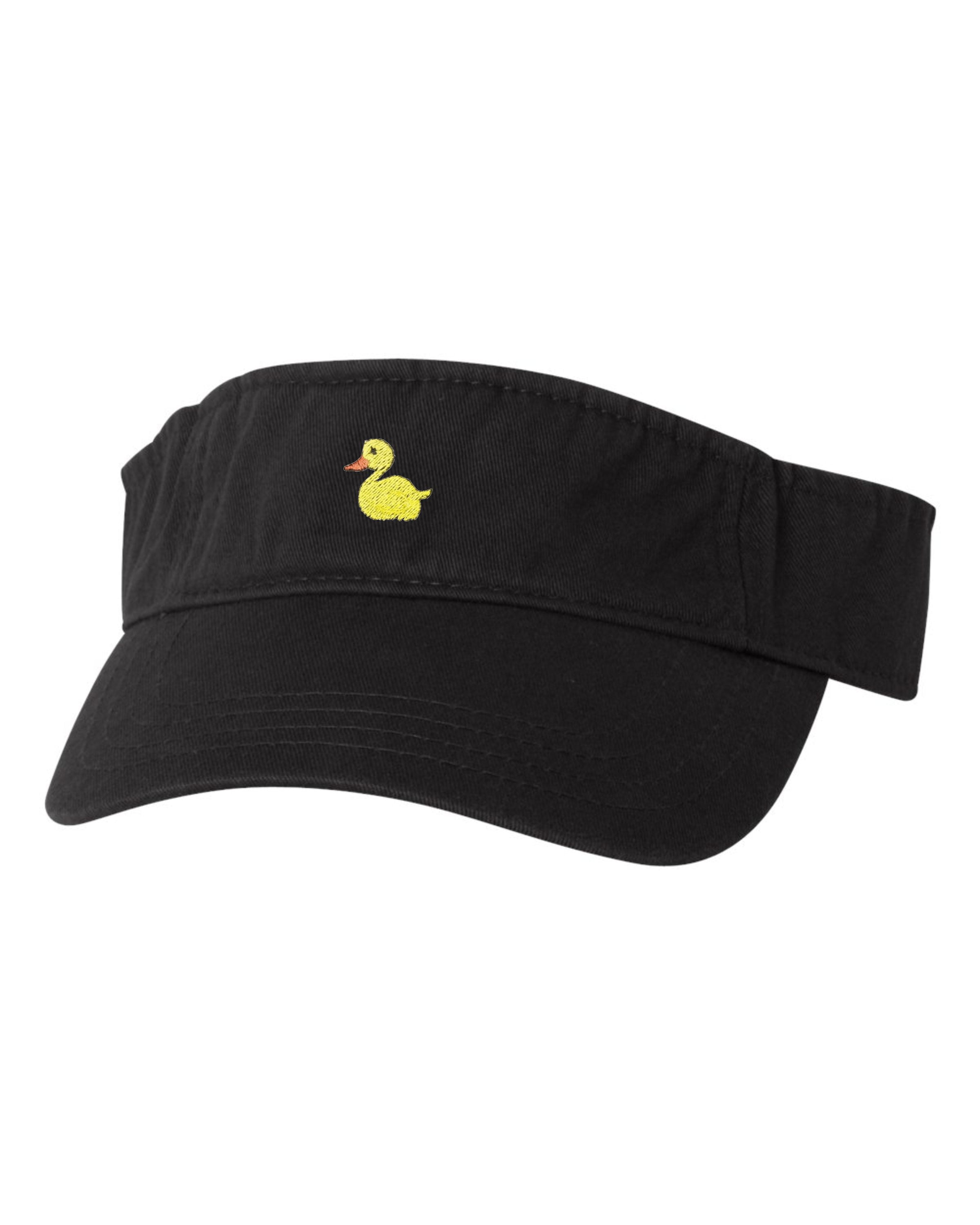 Adult Yellow Duck Embroidered Visor Dad Hat - Walmart.com