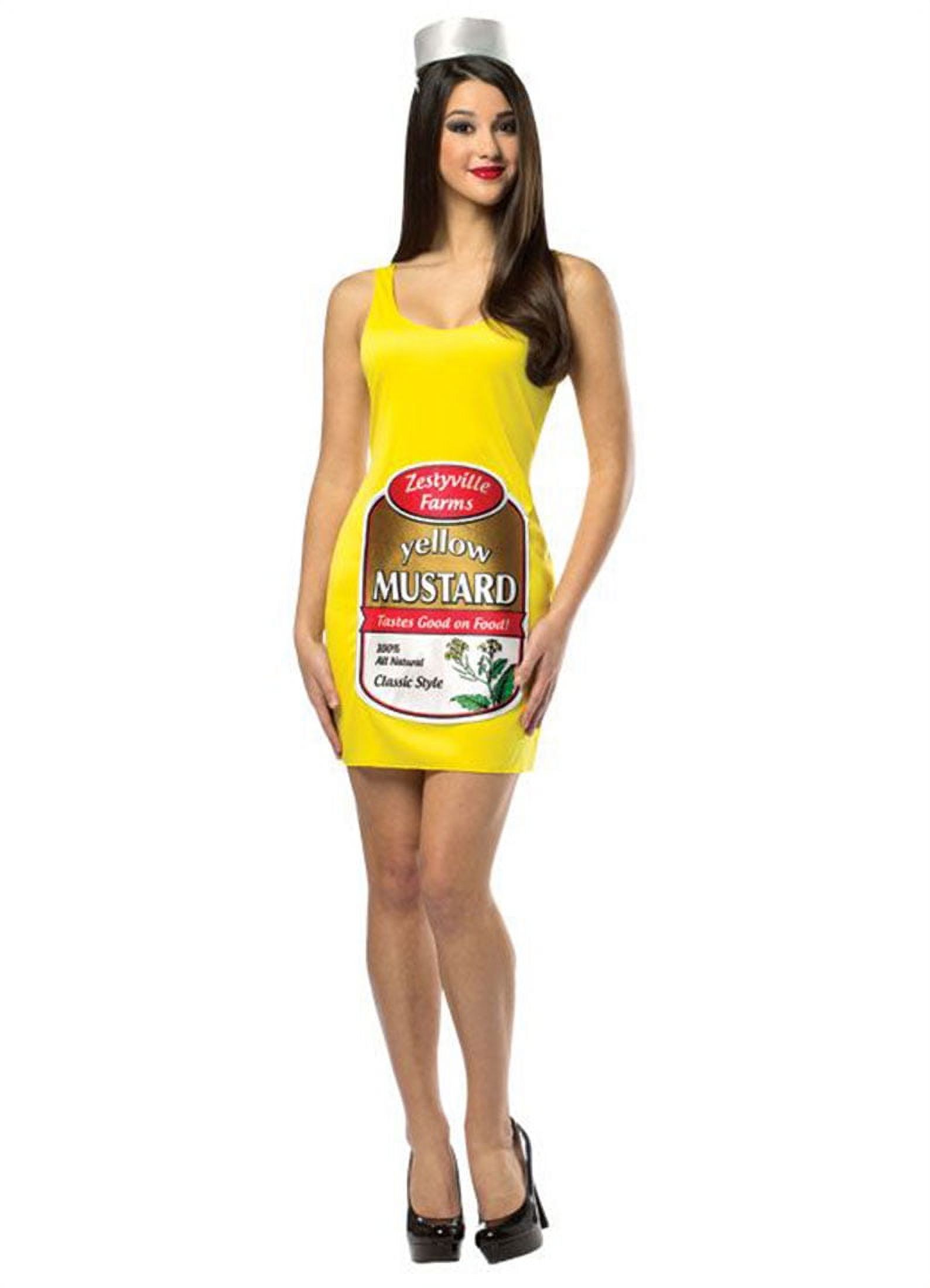 Adult Zestyville Mustard Tank Dress Costume by Rasta Imposta 6995 ...