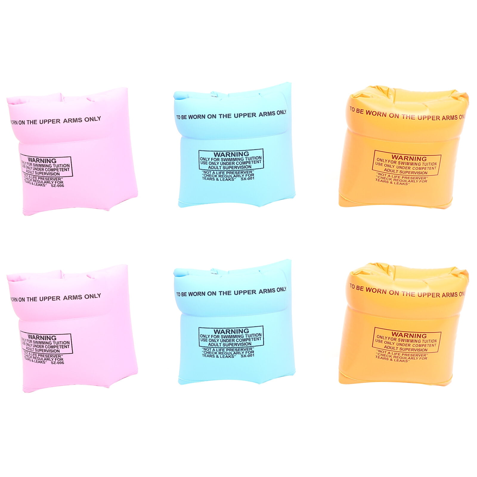 Adult arm floats 3 Pairs Inflatable Adult Arm Swimming Rings Arm Floats ...