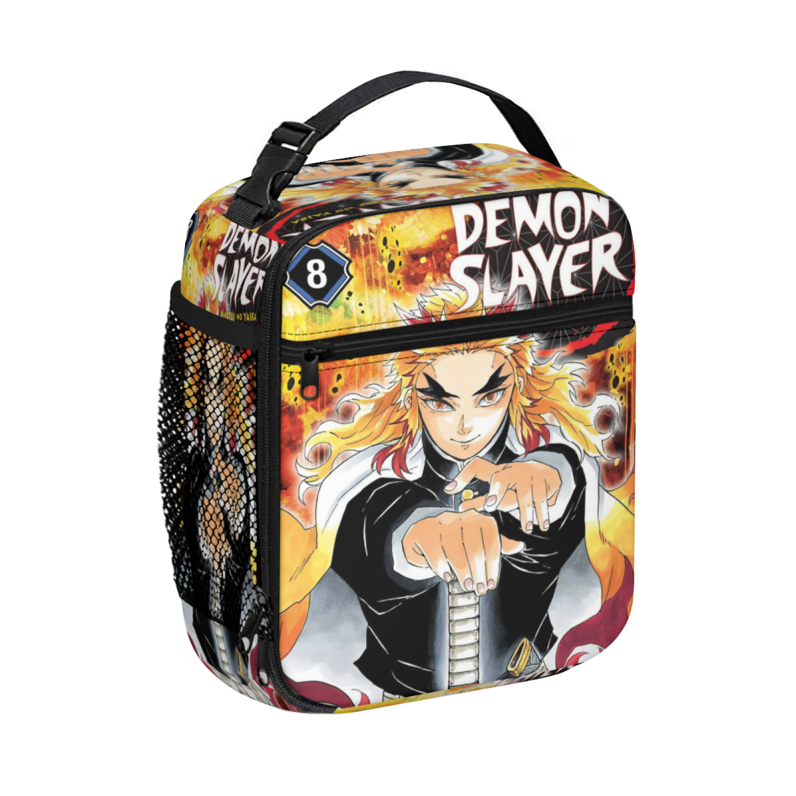 Adult cartoon Demon Slayer Lunch box Insulated Soft Bag Mini Cooler ...