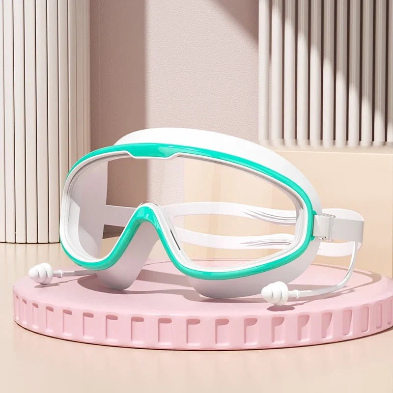 Adult electroplated large frame swimming goggles/anti-fog and anti ...