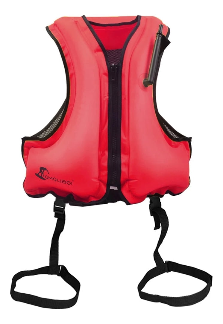 Adult inflatable swimming life jacket, snorkeling life jacket ...