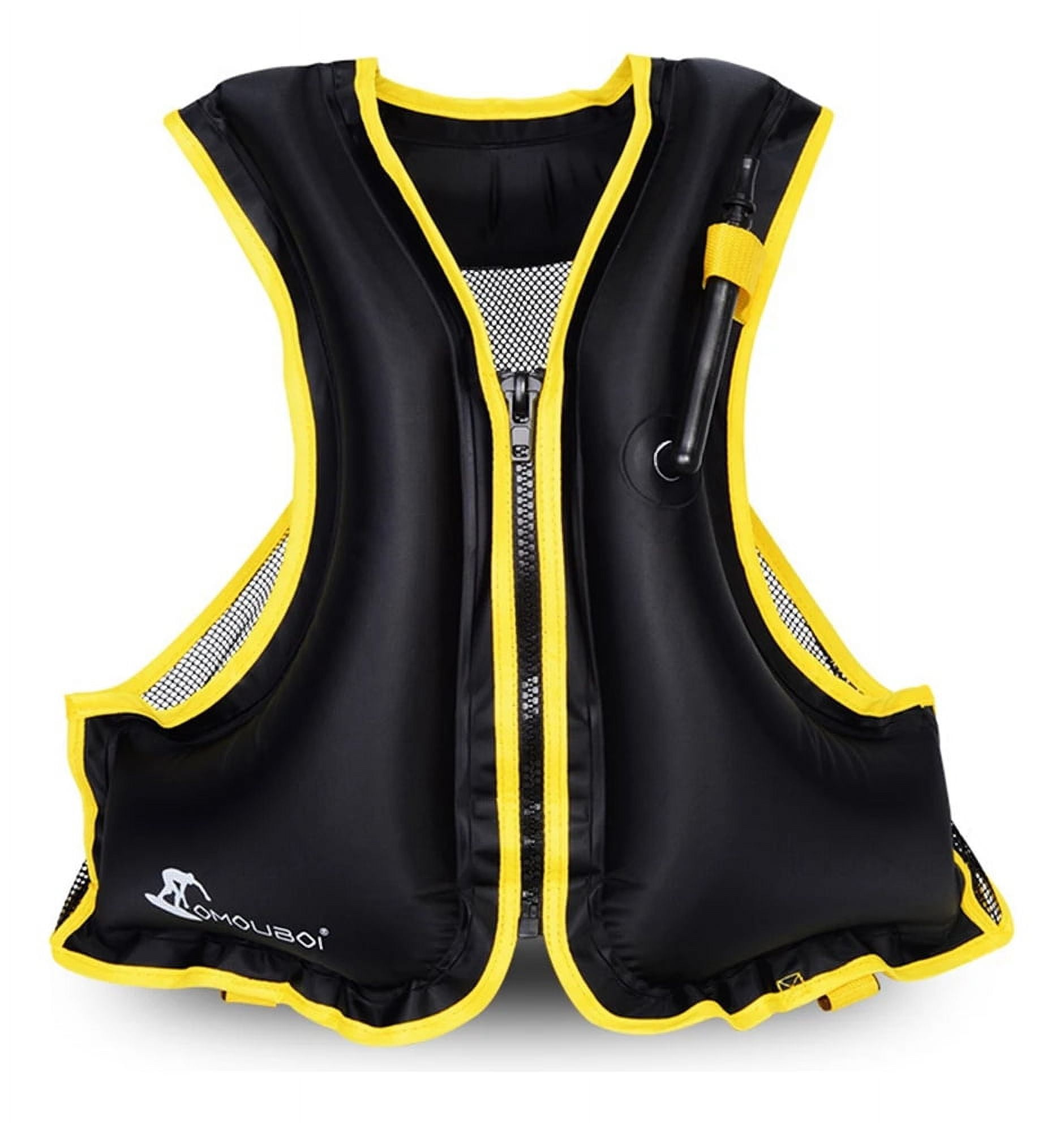 Adult inflatable swimming life jacket, snorkeling life jacket ...