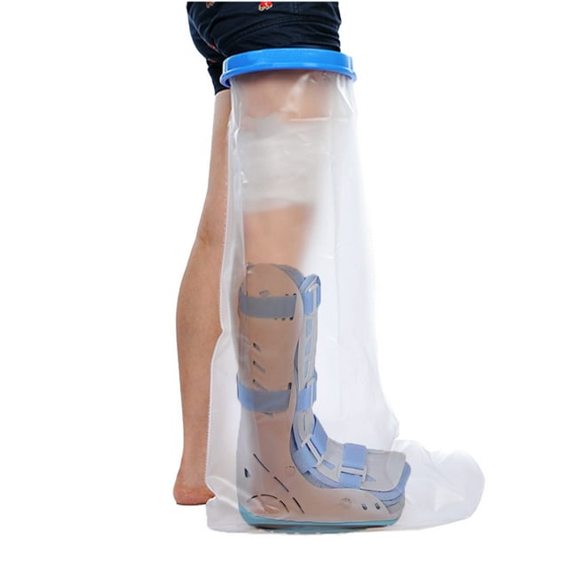 KEEFITT Adult Leg Cast Protector, Waterproof Shower Bandage Cover, Full ...