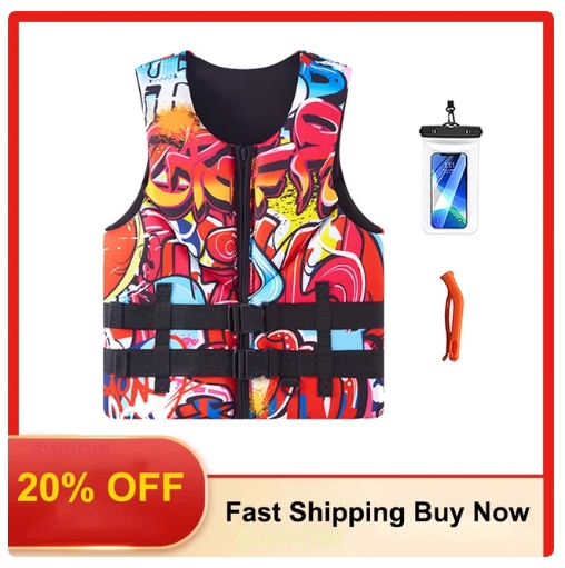 Adult life jacket, super buoyancy surfing vest, water rescue vest ...