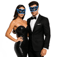 Adult's Blue Light Up E.L. Party Wire LED Masquerade Mask - Walmart.com