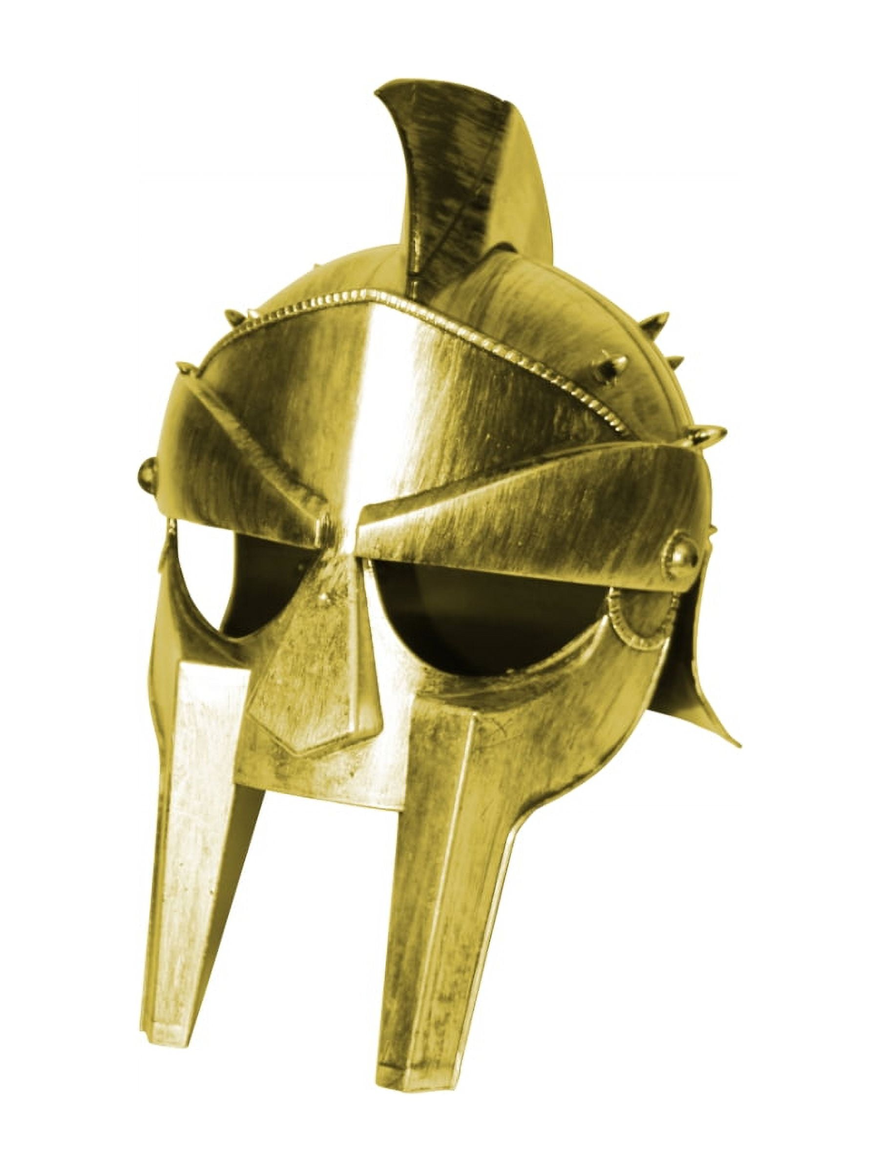 Adult's Deluxe Gold Spartan Helmet Costume Accessory - Walmart.com