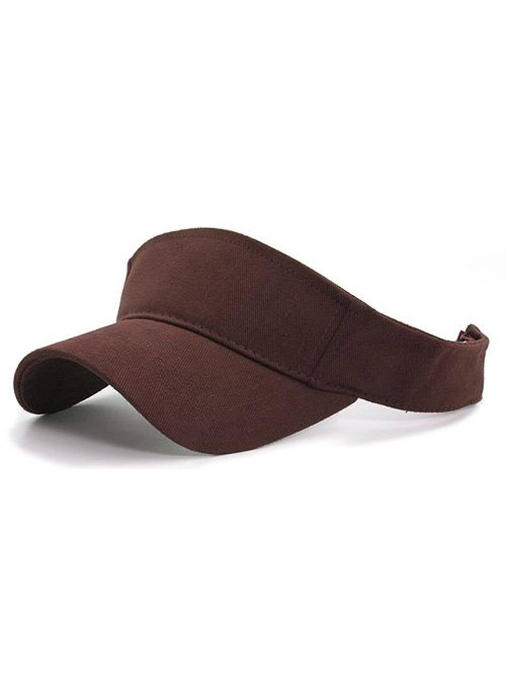 Adult's Deluxe Sports Visor, Brown - Walmart.com