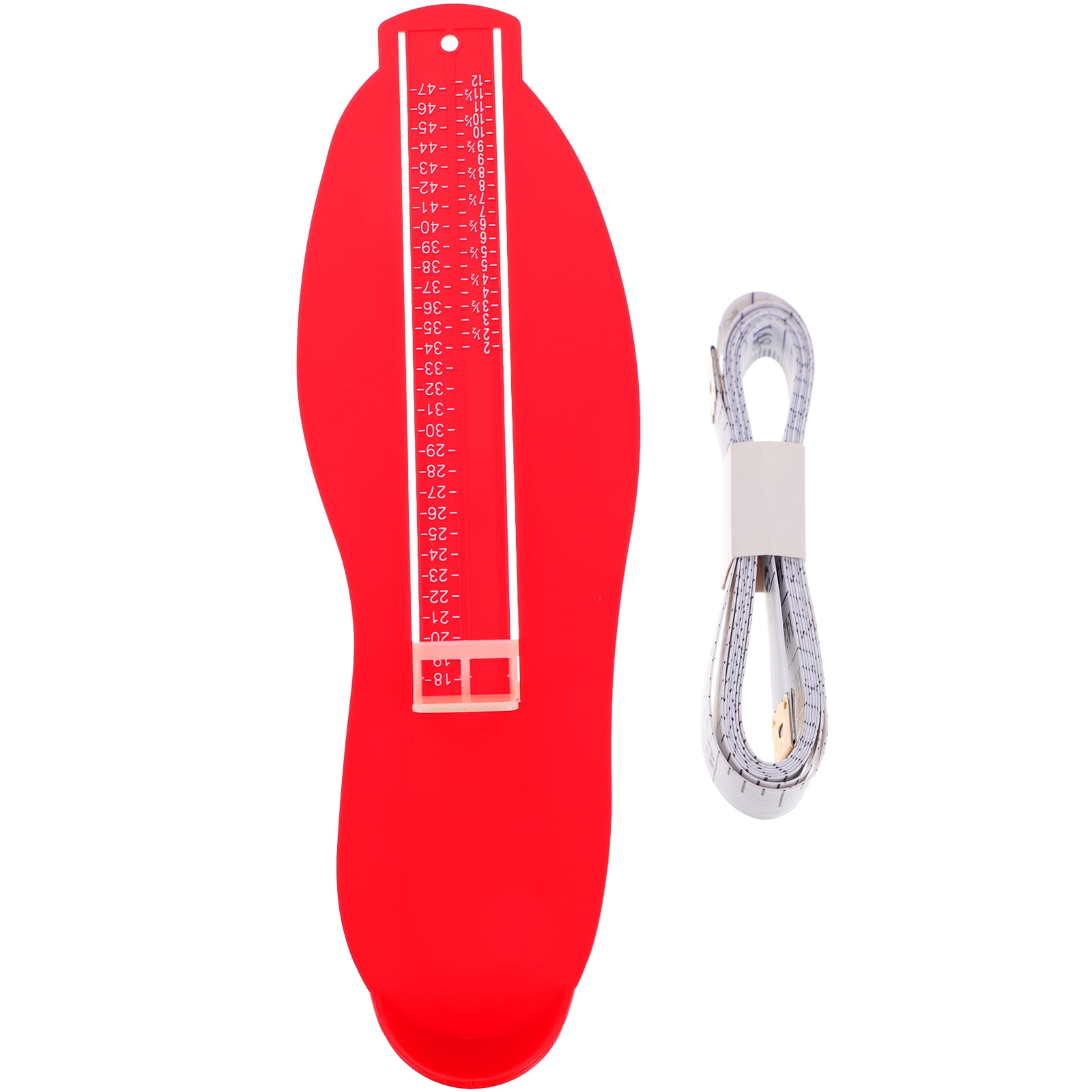Adult's Feet Measuring Ruler Measure Sizer Machine Scale Baby Child Red ...