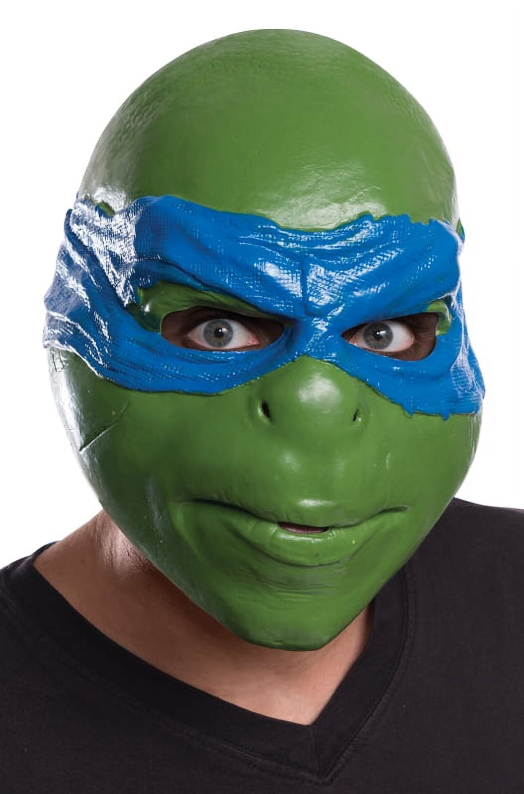 Adult's Mens Teenage Mutant Ninja Turtles Leonardo 3/4 Mask Costume Accessory - Walmart.com