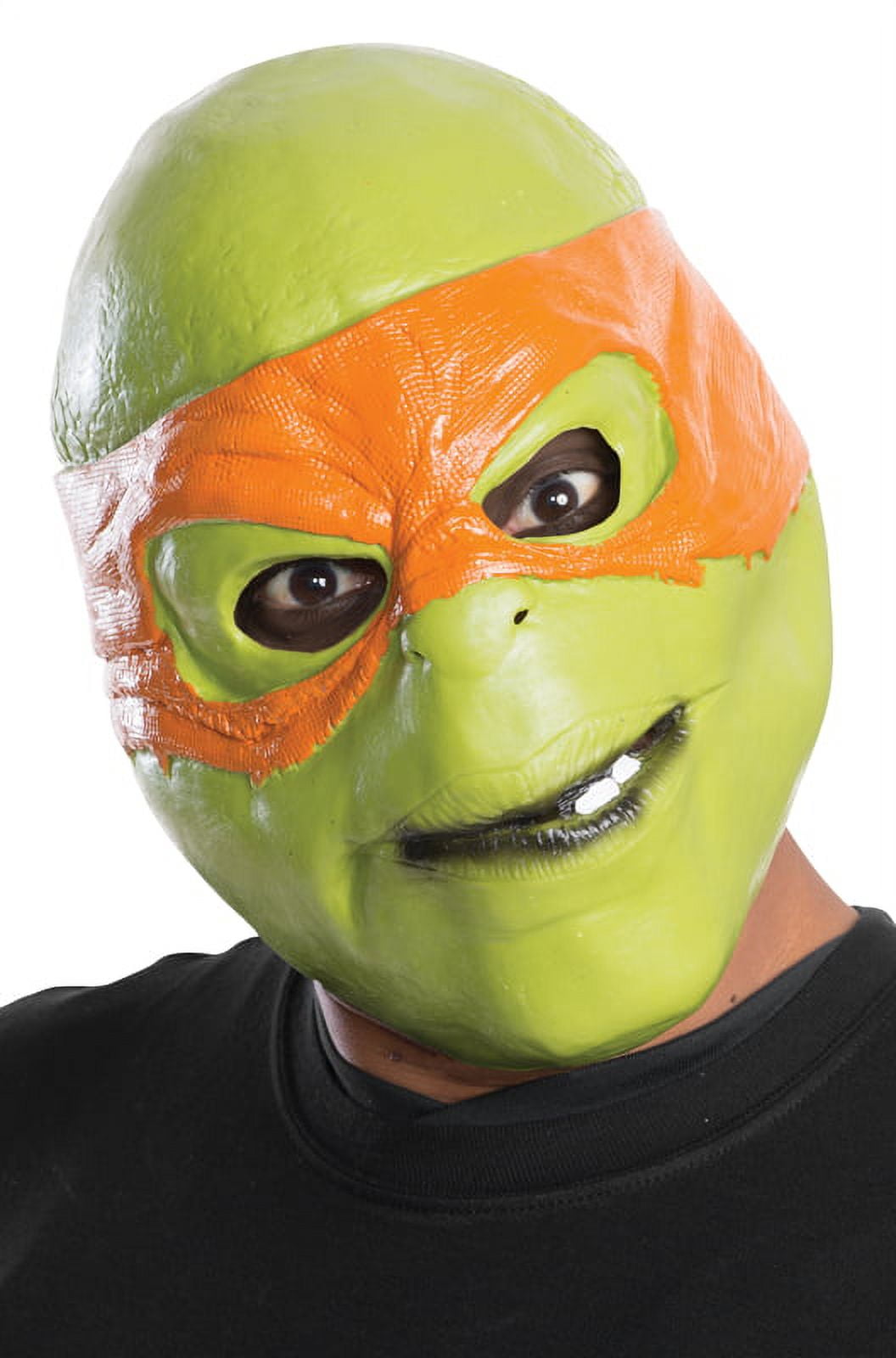 Adult's Mens Teenage Mutant Ninja Turtles Michelangelo Mask Costume ...