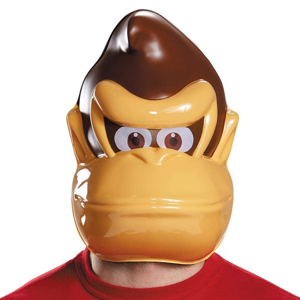 Nintendo's Adult Donkey Kong Gorilla Monkey Halloween Mask Costume ...