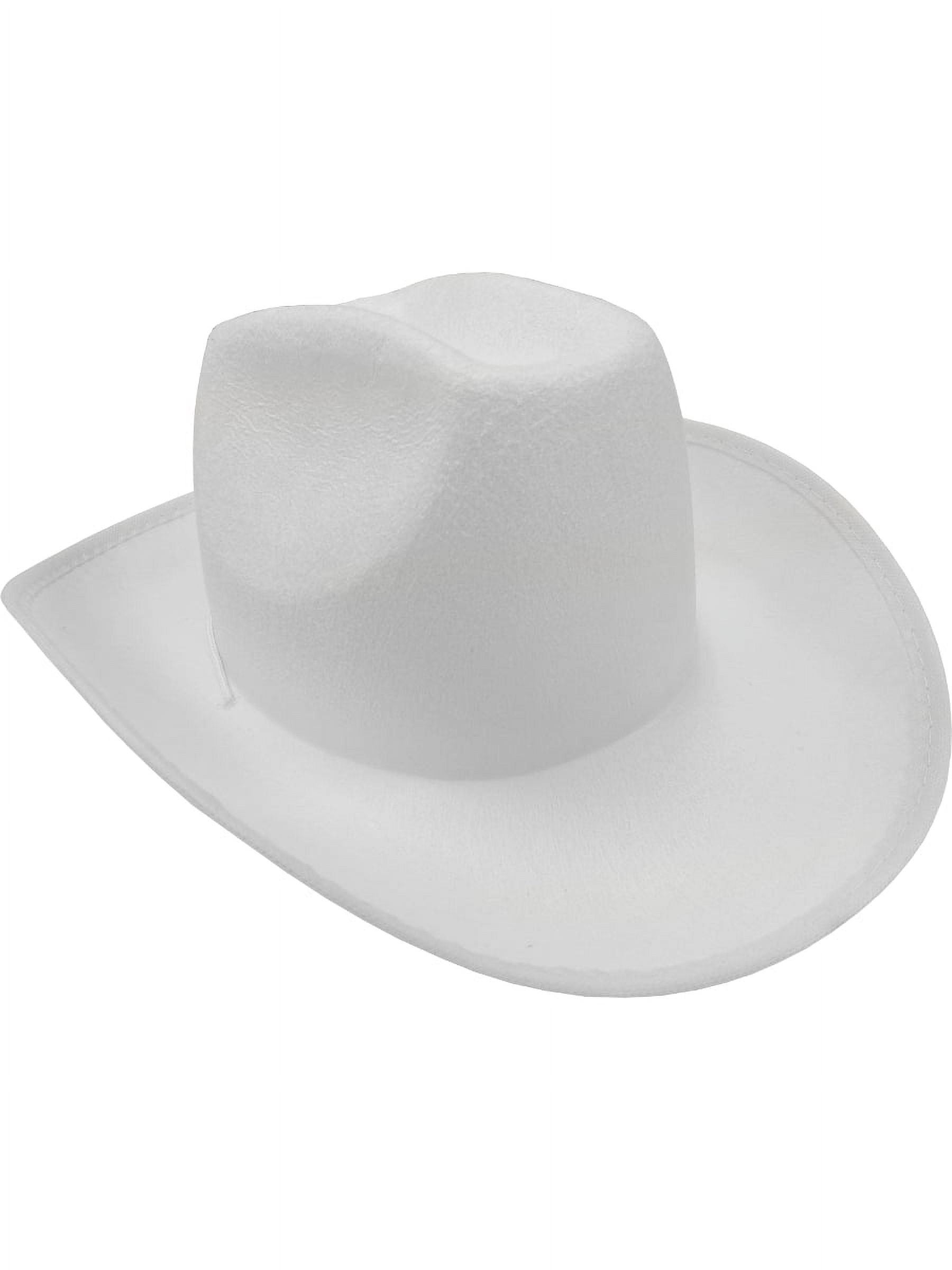 Adult's Rodeo White Cowboy Hat Costume Accessory - Walmart.com
