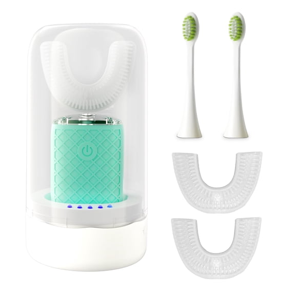 Adult u-Shaped Electric Toothbrush, 360 ° Cleaning, ultrasonic ...