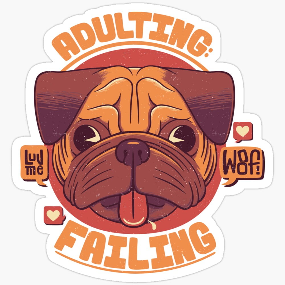 Adulting: Failing Sticker Phone Decal Water Bottle Stickers Car Decals ...