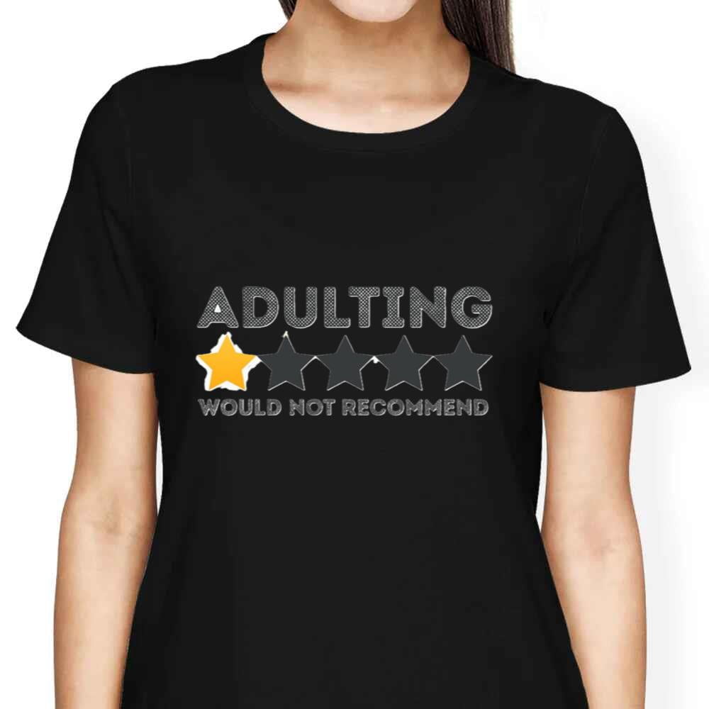Adulting Fails T-Shirt,Sweatshirt,Hoodie - Funny Rating Tee , For Men ...