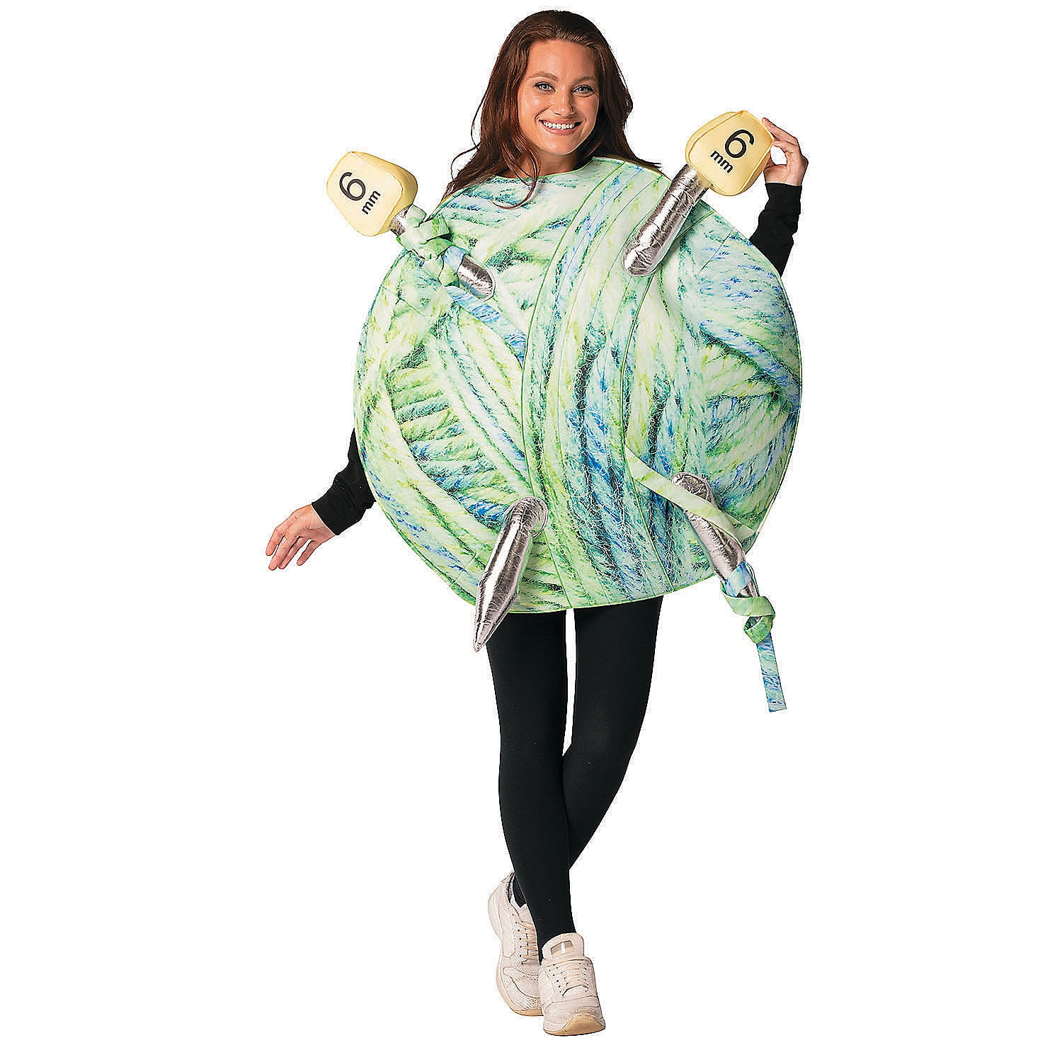 Adults Ball of Yarn and Knit Needles Costume - Walmart.com