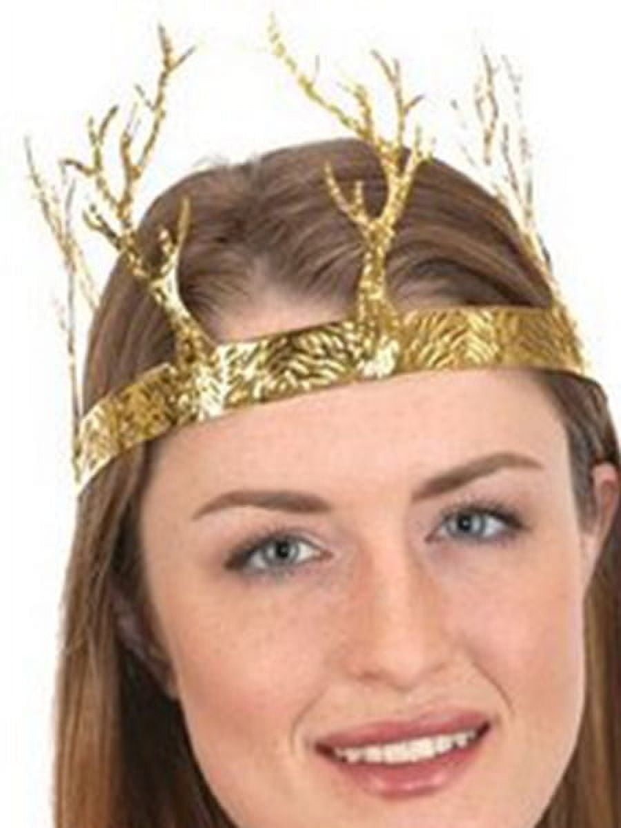 Adults Baratheon Stag Doe Deer Horn Gold Crown Headpiece Costume ...