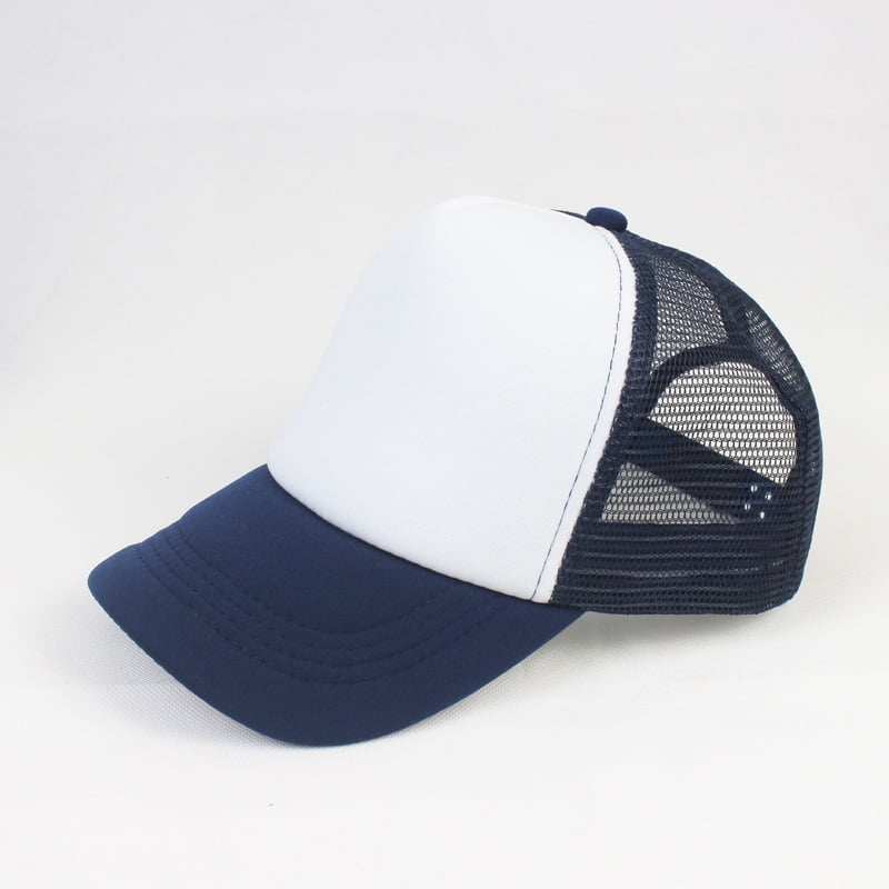 Adults Baseball Hat Baseball Cap Mesh Visor Solid Color Cap Adjustable ...