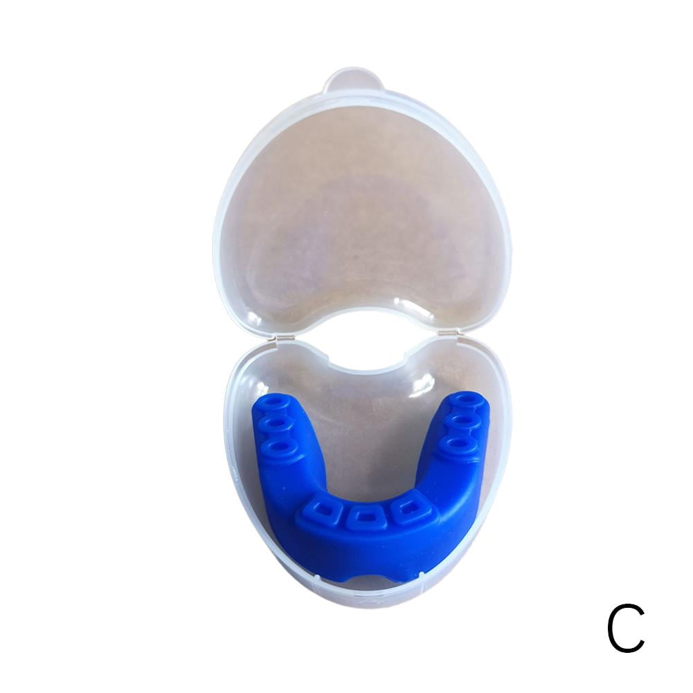 Adults Boxing Mouth Guard Teeth Protector Sports Mouth Case j With ...