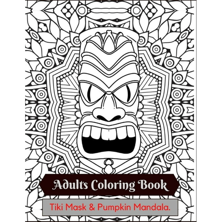 Tiki Mask Coloring Pages