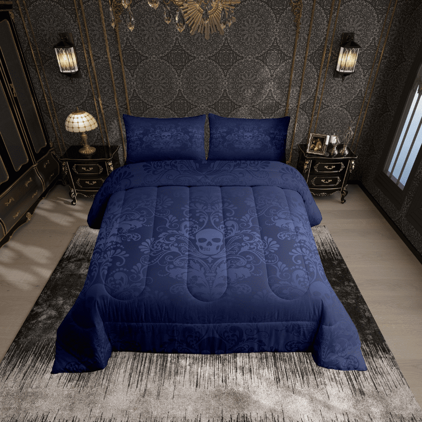 Adults Damask Bedding Set Antique Victorian Baroque Comforter Set King ...