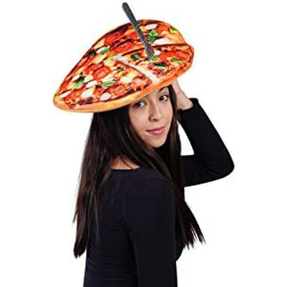 Adults Food Hats Funny Pizza Hats Adult Crazy Hat for Party - Walmart.com