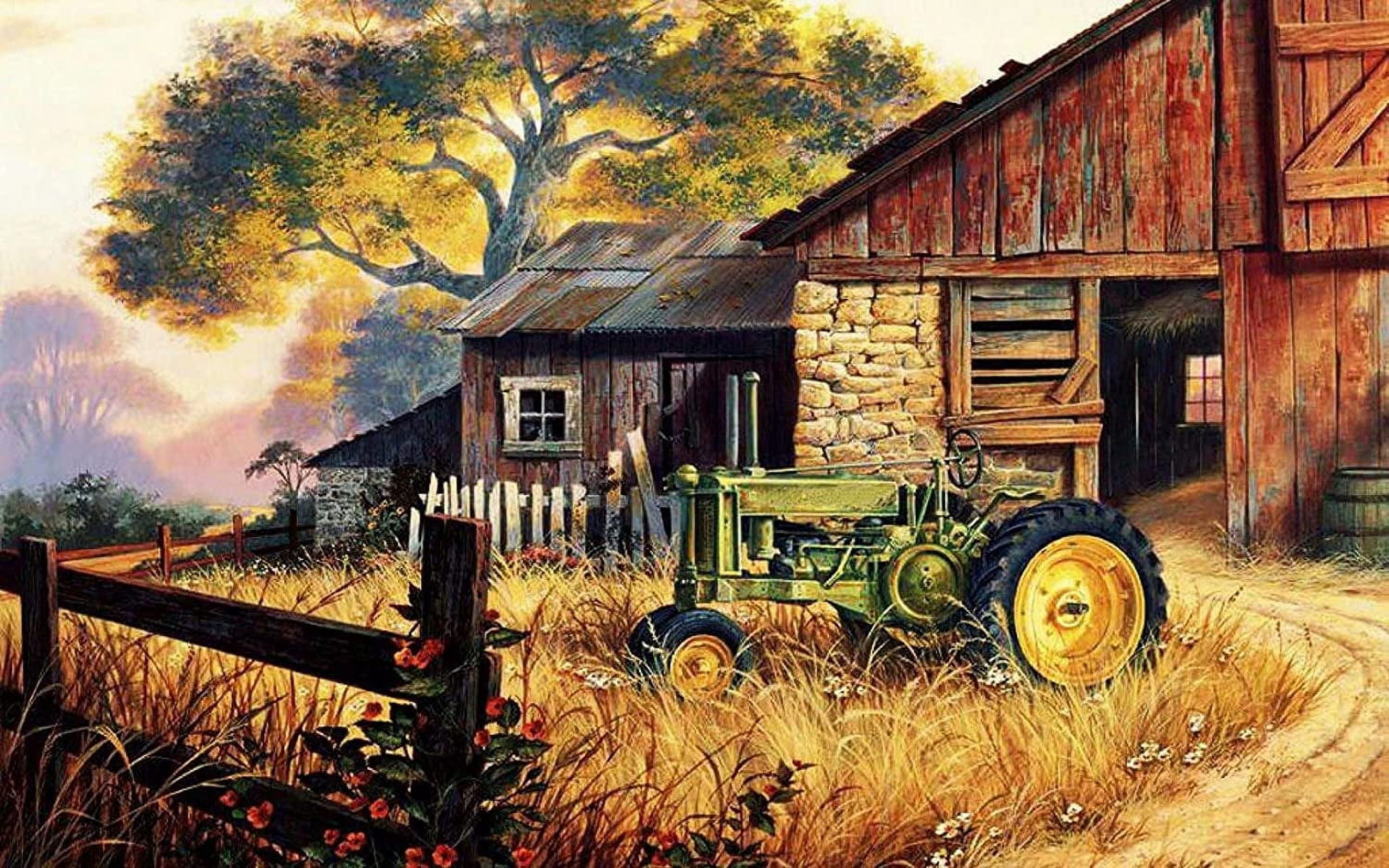 Adults Jigsaw Puzzle 300 Piece Wooden Adults Children Puzzles,Tractor ...