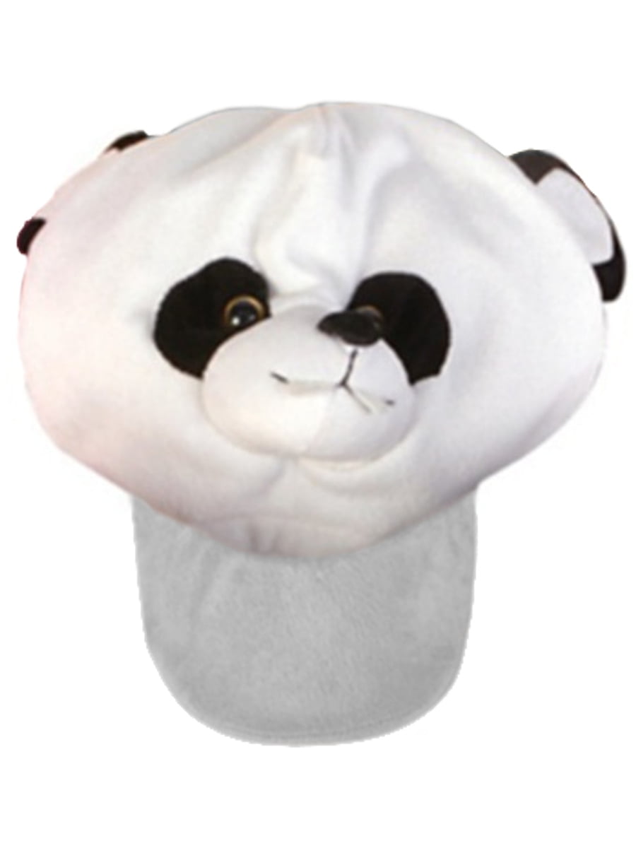 Adults Kids Plush Adjustable Panda Animal Zoo Baseball Cap Hat Costume ...