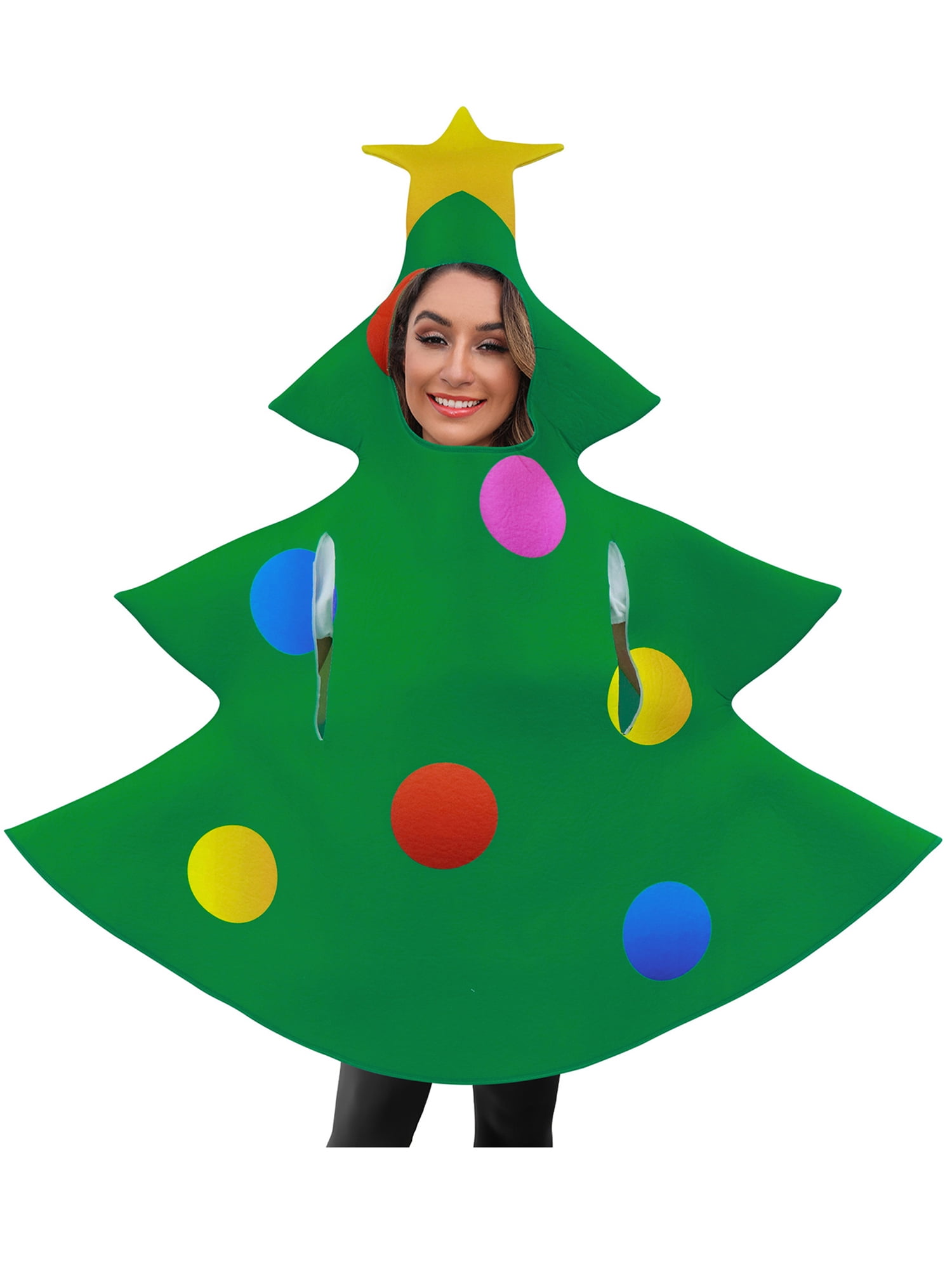 Adults Kids Snowman/Tree Costume Funny Christmas Cosplay Outfits for ...