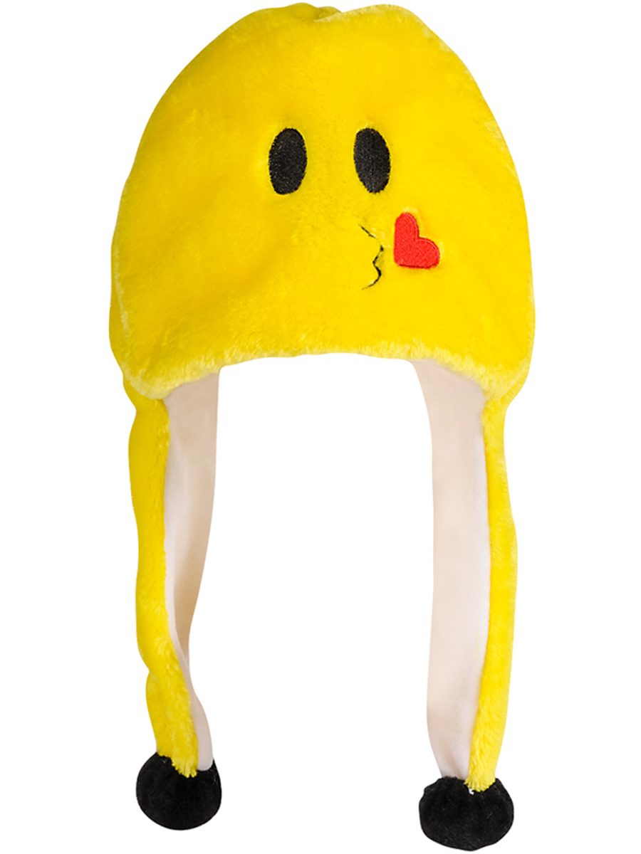 Adults Kissing Love Emoticon Emoji Winter Toque Hat Costume Accessory ...