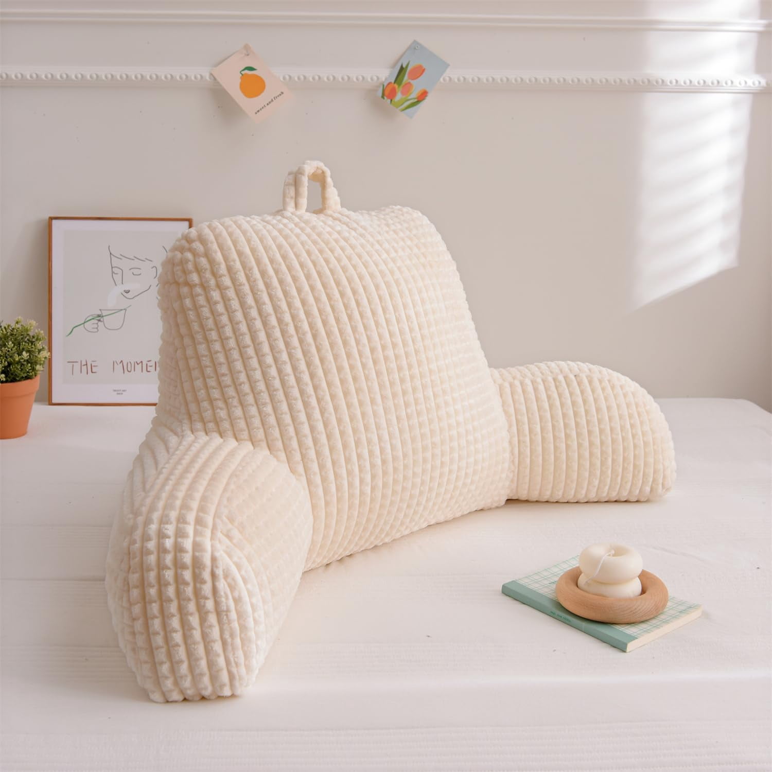 Adults Reading Pillow with Arms, Backrest Reading & Rest Pillows for ...