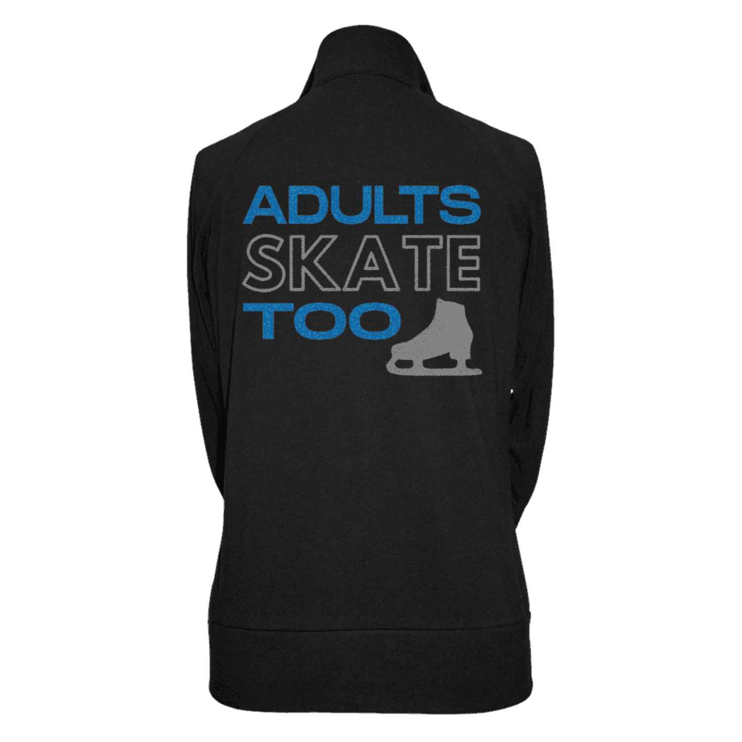 Adults Skate Too Glitter Practice Jacket - Walmart.com