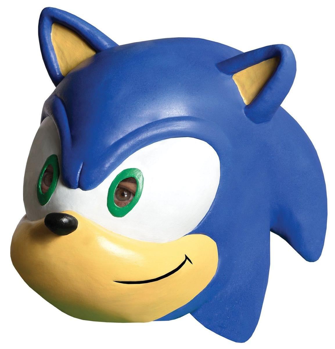 Brandclub - Adults Sonic The Hedgehog 3/4 Mask Costume Accessory