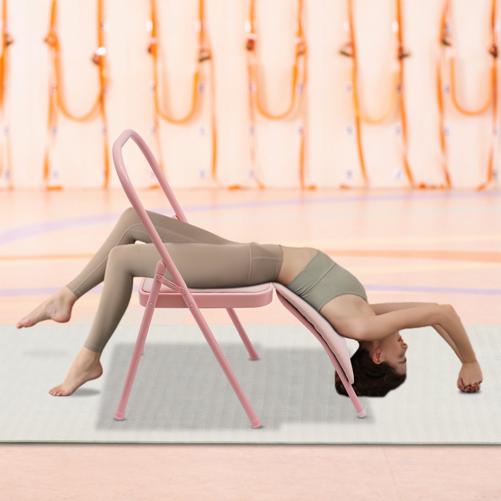 Adults Sports Yoga Chair, Foldable Yoga Auxiliary Chair, Indoor Yoga ...