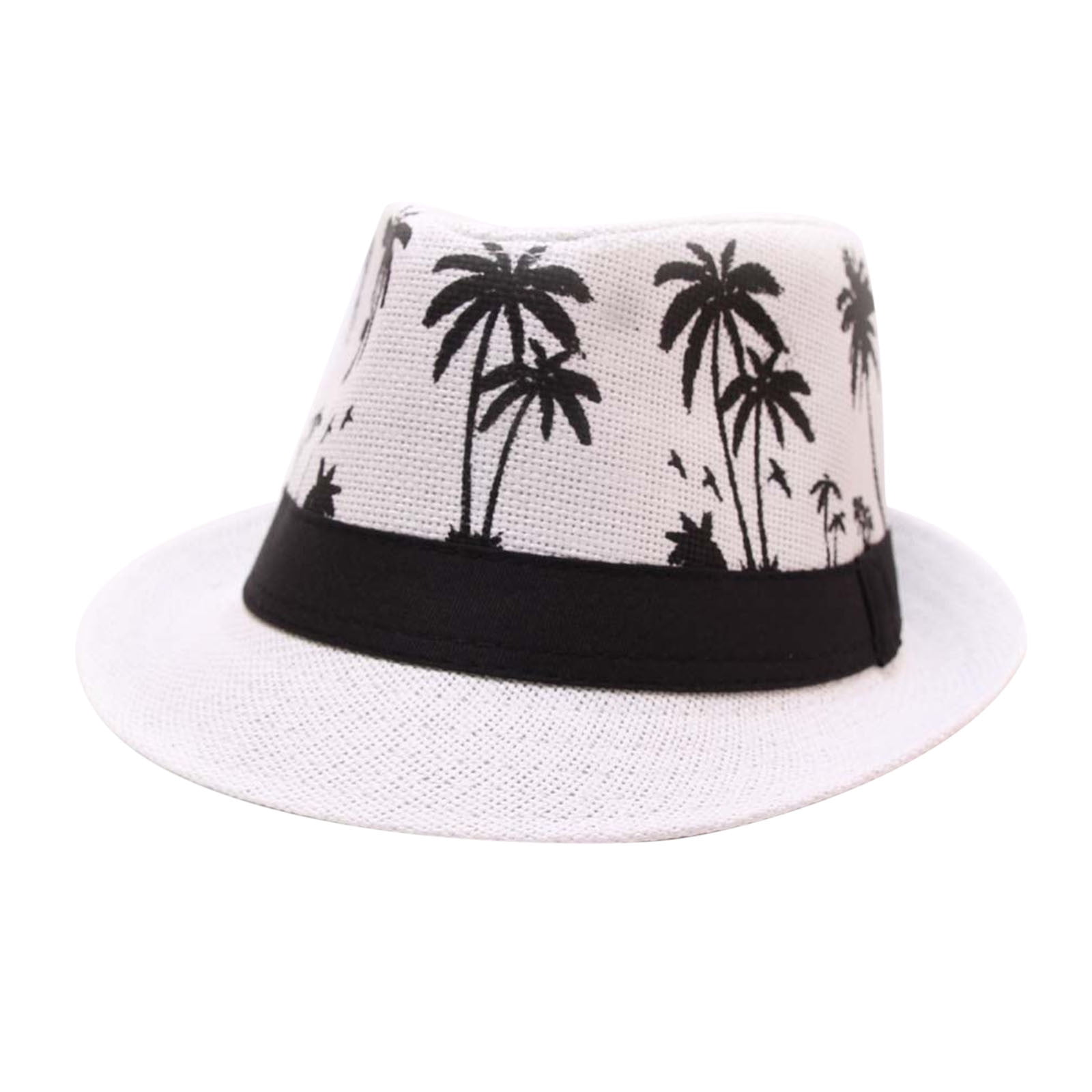 Adults Summer Fashion Sunscreen Straw Cap Beach Casual Fisherman Hat ...
