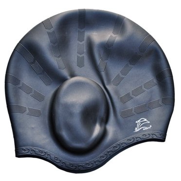 WYQLFSB Women Silicone Swimming Cap High Elasticity Thick Swim Hats for ...