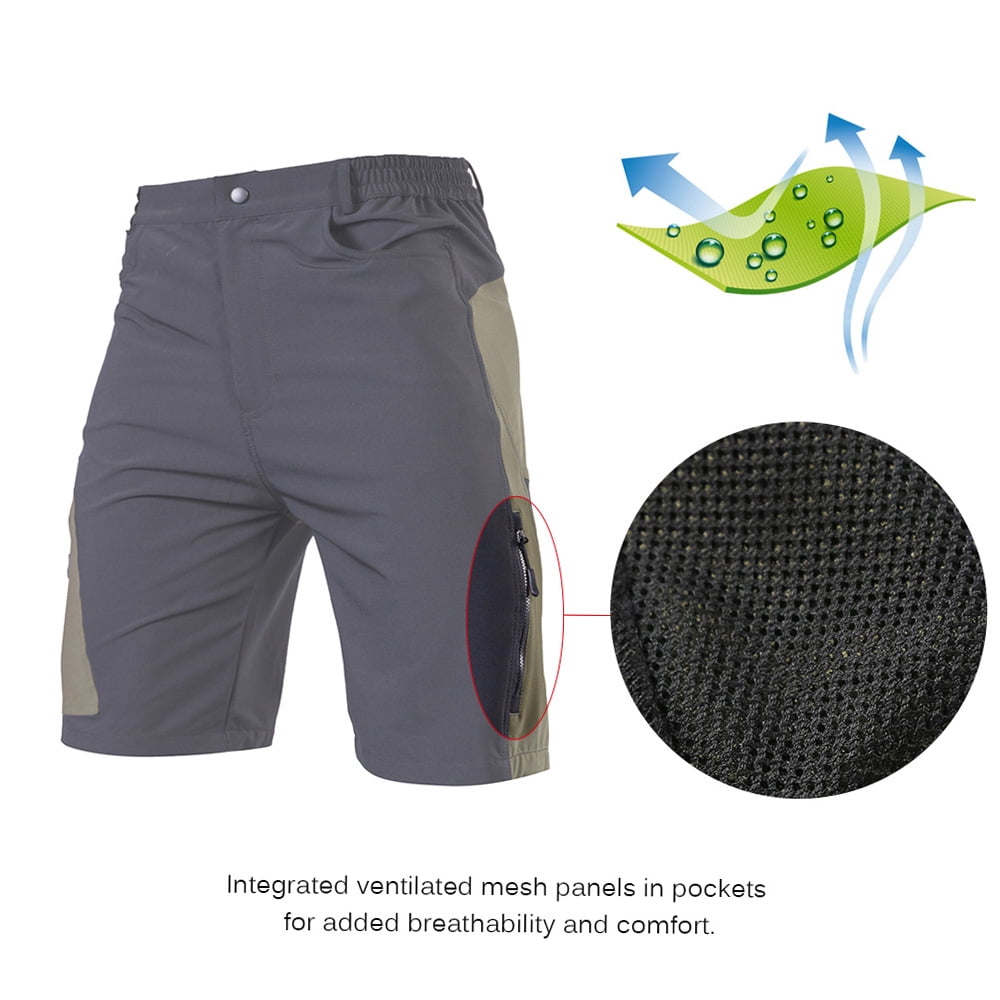 Adults TOMSHOO Men's Baggy Cycle Shorts Breathable Loose-Fit Outdoor ...