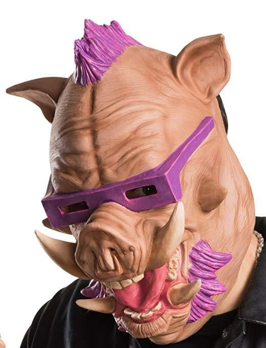Adults Teenage Mutant Ninja Turtles Villain Bebop 3/4 Mask Costume ...