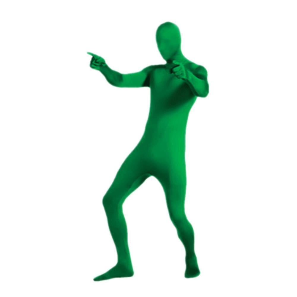 Adults Unisex Invisibility Bodysuit Clothes Jumpsuit Party Fancy Dress ...