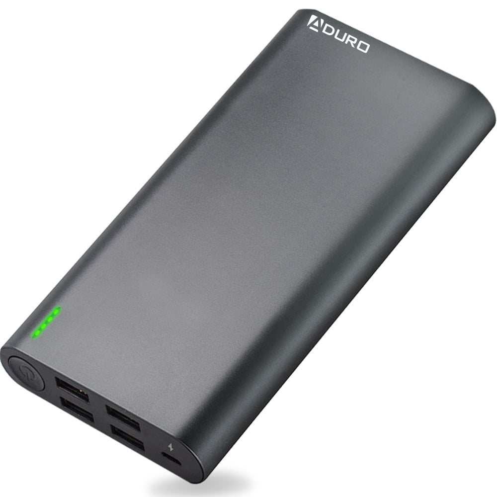 Aduro 20000mAh Battery Pack Power Bank with 4 USB Port - Walmart.com