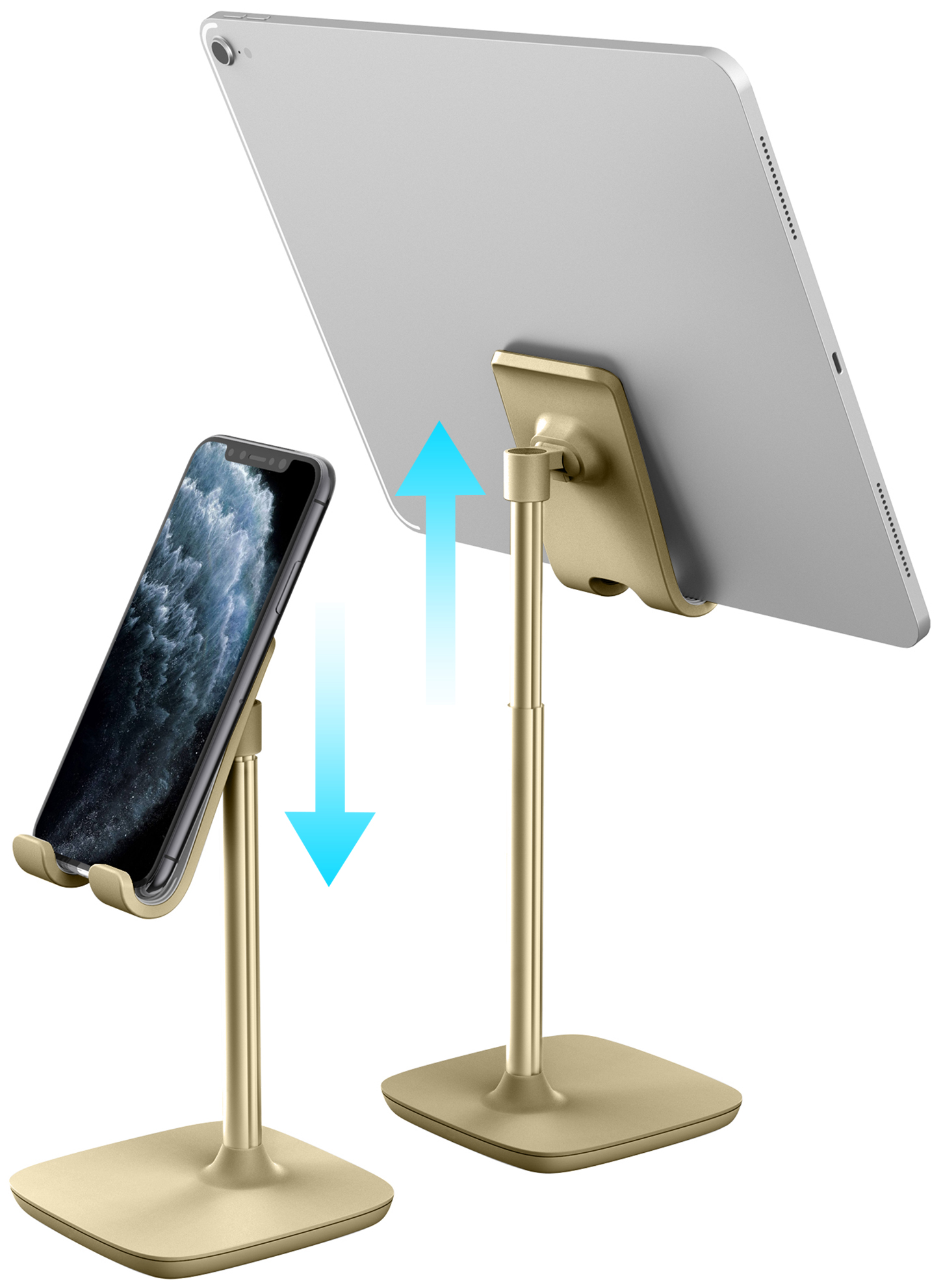 Aduro U-Rise Steel XL Adjustable Aluminum Tablet Stand Black - Walmart.com